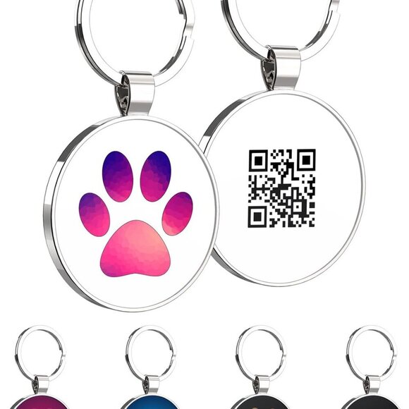 Other | Personalized Qr Code Pet Id Tags Custom Dog Cat Names Free ...
